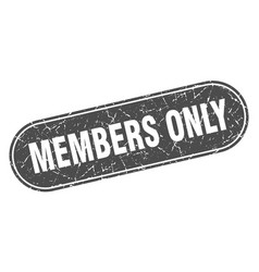 Member stamp round grunge sign label Royalty Free Vector