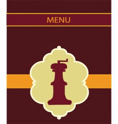 Chef menu design Royalty Free Vector Image - VectorStock