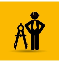 Civil engineering icon Royalty Free Vector Image
