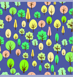 Color tree Royalty Free Vector Image - VectorStock