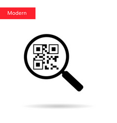 Search qr code qr code Royalty Free Vector Image
