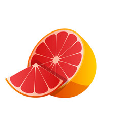 Fresh cucumber vegetable cut in pieced sliced Vector Image