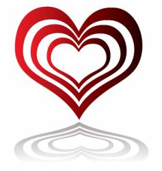 Cut out heart Royalty Free Vector Image - VectorStock