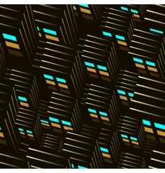 3d triangle seamless pattern Royalty Free Vector Image