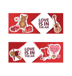 Romantic love potion in heart shaped glass flask Vector Image