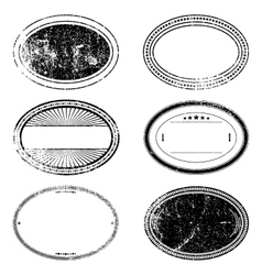 Oval stamp Royalty Free Vector Image - VectorStock