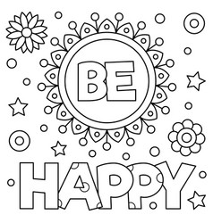 Pacific coloring page Royalty Free Vector Image