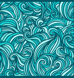 Color abstract hand-drawn hair pattern Royalty Free Vector