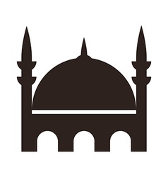 Mosque in istanbul turkey Royalty Free Vector Image