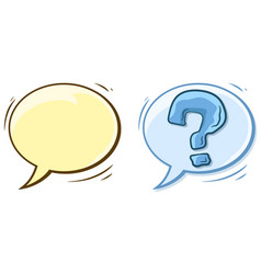 Speech bubbles background Royalty Free Vector Image