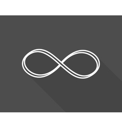 Infinity symbol limitless sign logo design Vector Image