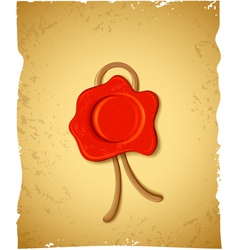 Red seal Royalty Free Vector Image - VectorStock