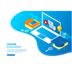 Technical support isometric Royalty Free Vector Image