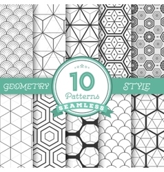 Pattern set Royalty Free Vector Image - VectorStock