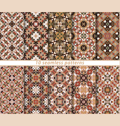 Set of seamless pattern Royalty Free Vector Image