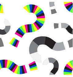 Question marks or interrogation pattern Royalty Free Vector