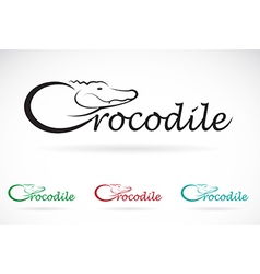 Crocodile text Royalty Free Vector Image - VectorStock