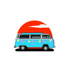 Ford transit connect swb cargo van 6 doors 2018 Vector Image