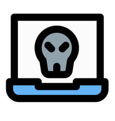 Malicious software exploiting the computer system Vector Image