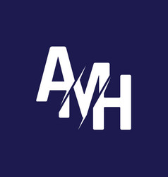 Monogram letters initial logo design acr Vector Image