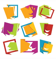 Talking banners Royalty Free Vector Image - VectorStock