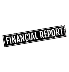 Financial report rubber stamp Royalty Free Vector Image
