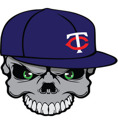 Yankee skull Royalty Free Vector Image - VectorStock