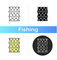 Boat on lake abstract concept Royalty Free Vector Image