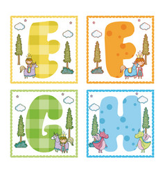 Writing practice letters s t u education for kids Vector Image