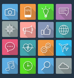 100 Universal Icons For Web and Mobile Royalty Free Vector