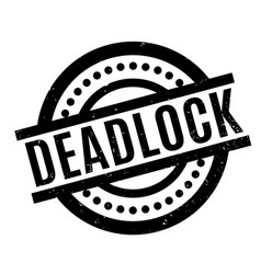 Deadlock rubber stamp Royalty Free Vector Image