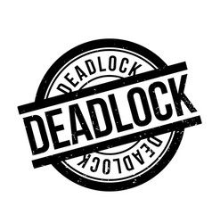 Deadlock rubber stamp Royalty Free Vector Image