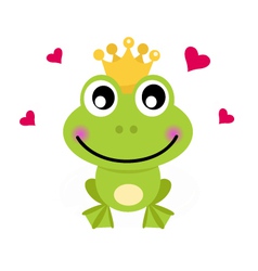 Frog prince Royalty Free Vector Image - VectorStock