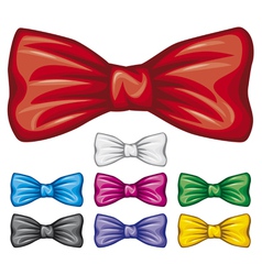 Bow ties collection Royalty Free Vector Image - VectorStock