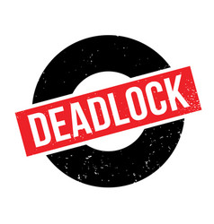 Deadlock rubber stamp Royalty Free Vector Image