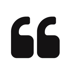 Quote left icon Royalty Free Vector Image - VectorStock