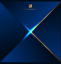 Abstract elegant template blue geometric Vector Image