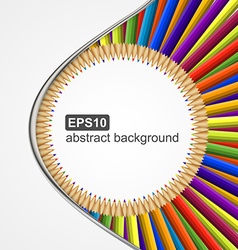 Orange Learn the color Education set of primary Vector Image