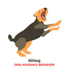 Dog whining poster Royalty Free Vector Image - VectorStock