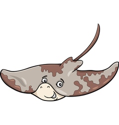 Ray fish cartoon Royalty Free Vector Image - VectorStock