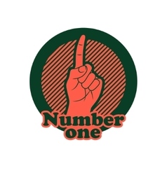 Hand with middle finger icon Royalty Free Vector Image