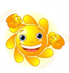 Summer sun Royalty Free Vector Image - VectorStock