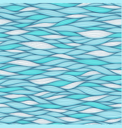 Abstract wavy lines seamless patterns set floral Vector Image