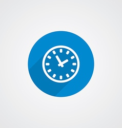 Blue clock Royalty Free Vector Image - VectorStock