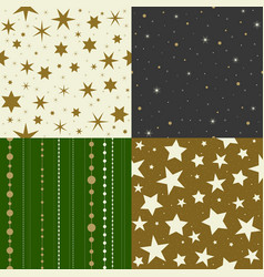 Star seamless pattern Royalty Free Vector Image