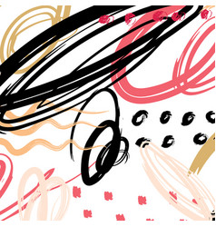 Abstract pattern brush stroke background Vector Image