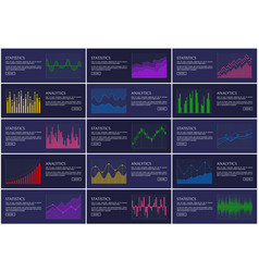 Mega collection of quality infographics objects Vector Image