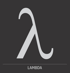 Sigma greek sign Royalty Free Vector Image - VectorStock