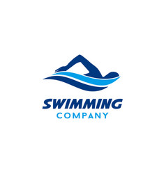 Swimming pool logo Royalty Free Vector Image - VectorStock