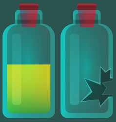 Scientific laboratory analysis of life system Vector Image